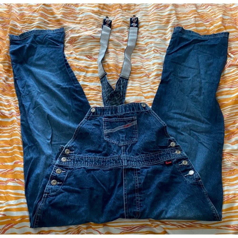 Vintage 1990s/Y2k Fubu Overalls - "Men's" Large. - Gem